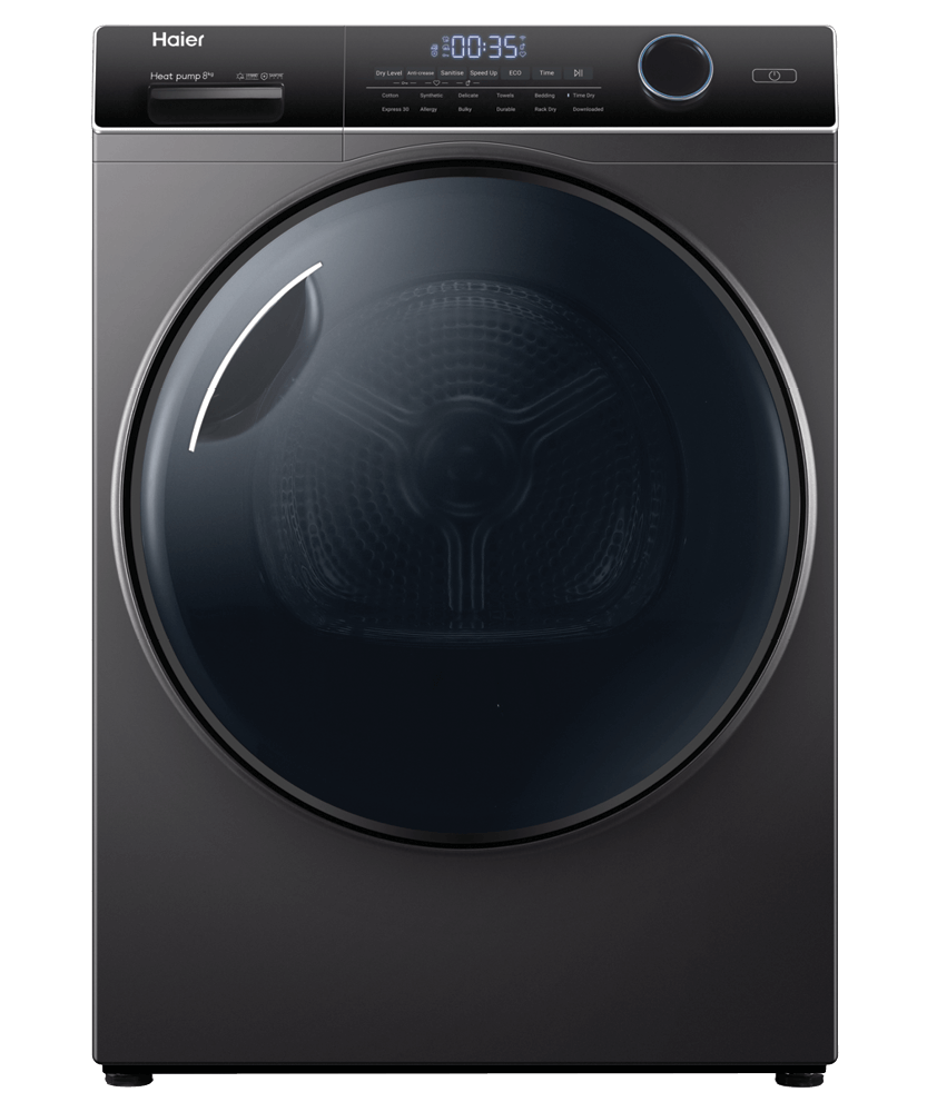 8kg 500 Series Heat Pump Dryer - HDHP80ANB1 | Haier Australia